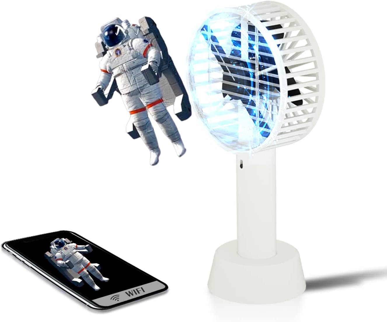 3D Hologram Fan-APP Control Programmable Holographic 3D Display ...